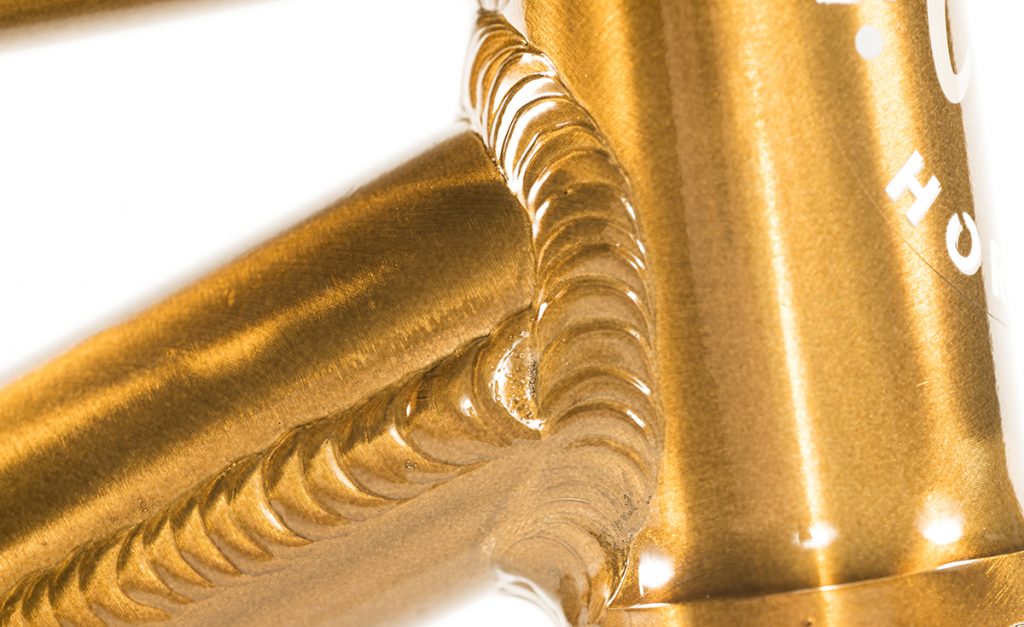 Horizon16-Gold-frame-weld - Colony BMX